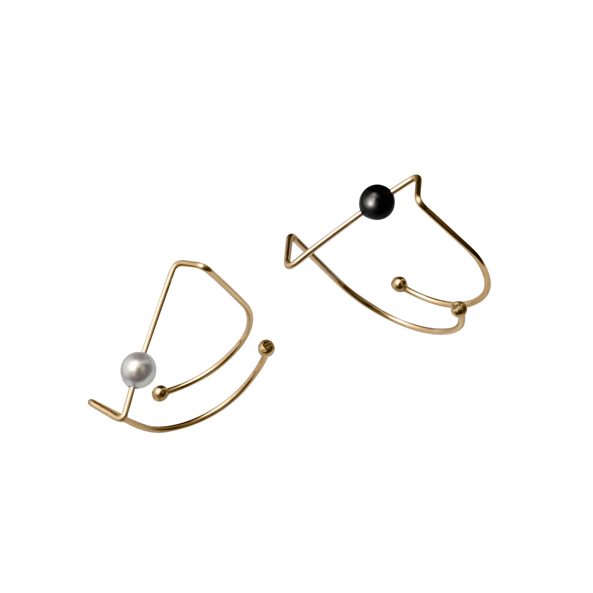 3D Geometric Abstract Artsy Bar Open Ring – AHED Project